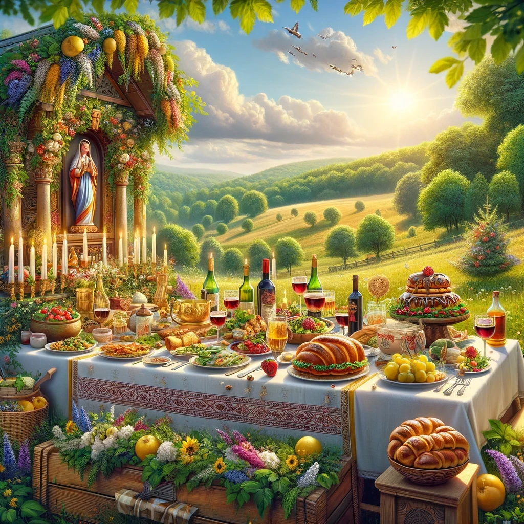 Festivities in floral splendor: Serbian Slava celebrations in June