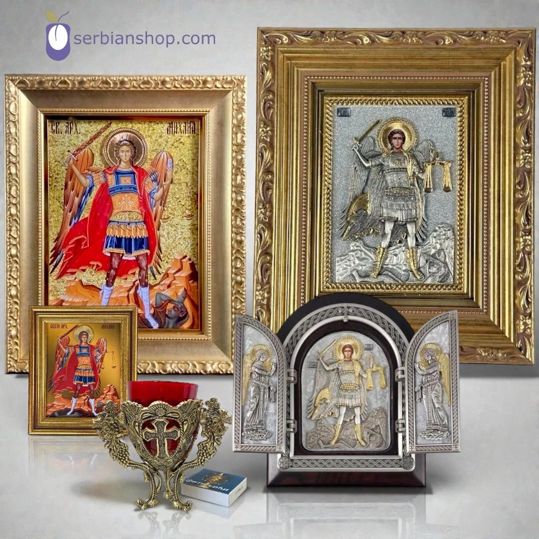 Ikona Sveti Arhangel Mihailo - Ikone za Slavu Aranđelovdan | SerbianShop