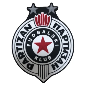 FC PARTIZAN MAGNET LOGO :: SERBIANSHOP