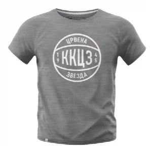 KK RED STAR T-SHIRT BALL KKCZ GRAY